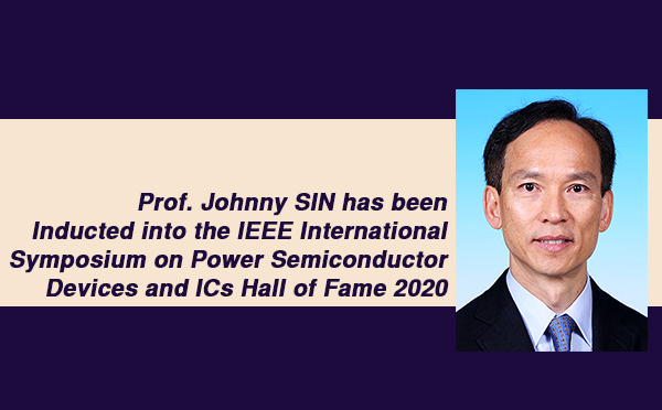 Prof. Johnny SIN has been Inducted into the IEEE International ...